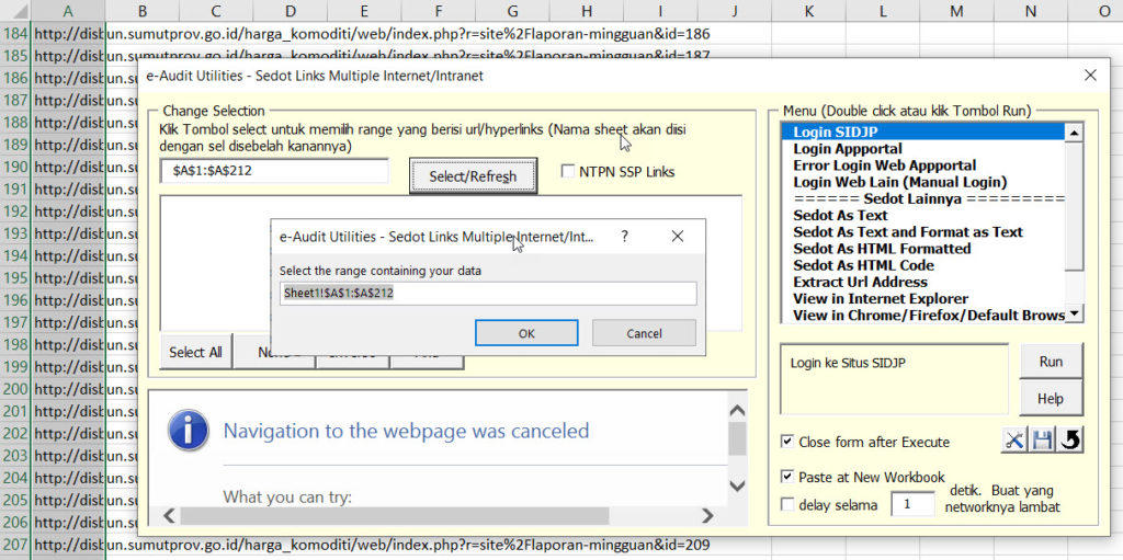 Studi Kasus : Menarik data dalam jumlah banyak – Data TBS Disbun Sumut ...